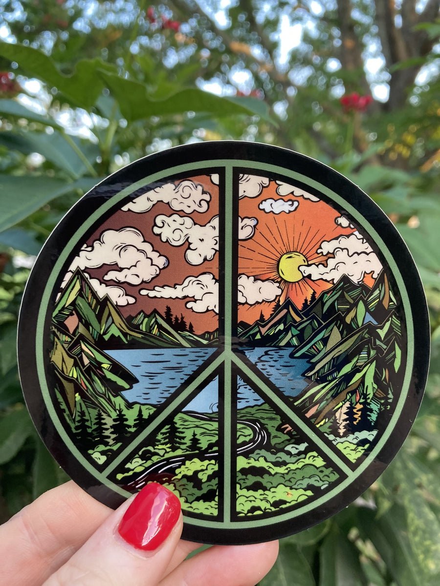 Peace Sign Sticker – It's A Wanderful Life Official Brand Store