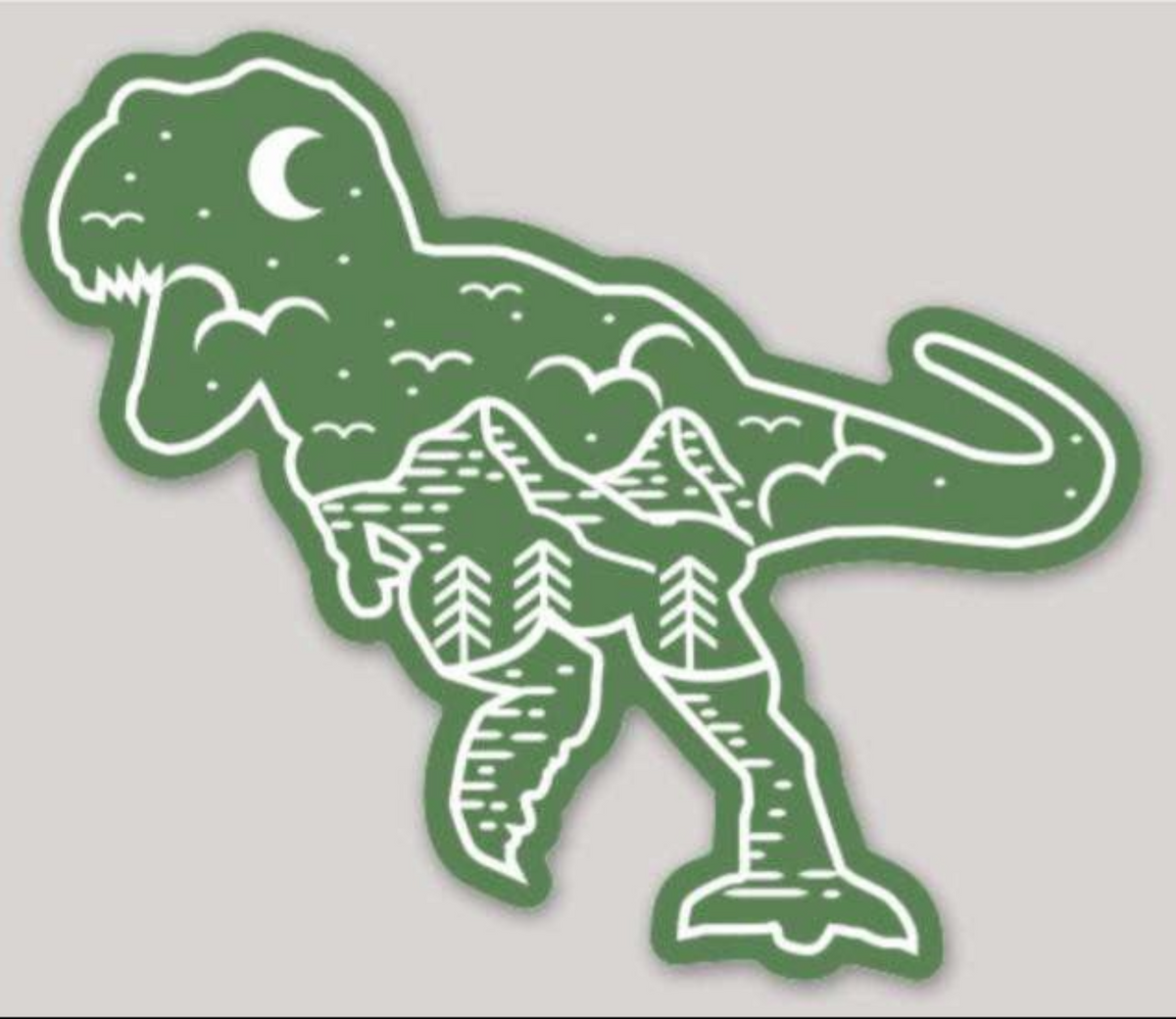 T-Rex Sticker – It's A Wanderful Life Official Brand Store