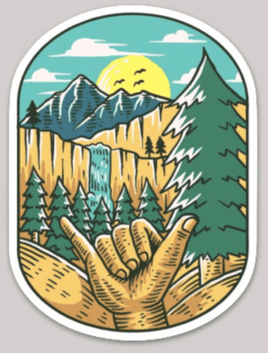 Hang Loose Sticker – It's A Wanderful Life Official Brand Store